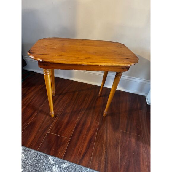 None | Dining | Gorgeous Antique Solid Wood Childs Table Pick Up Only ...